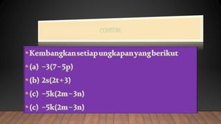 Penfaktoran dan pecahan algebra | PPT