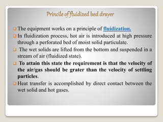 fluidized bed drayer ppt | PPTX
