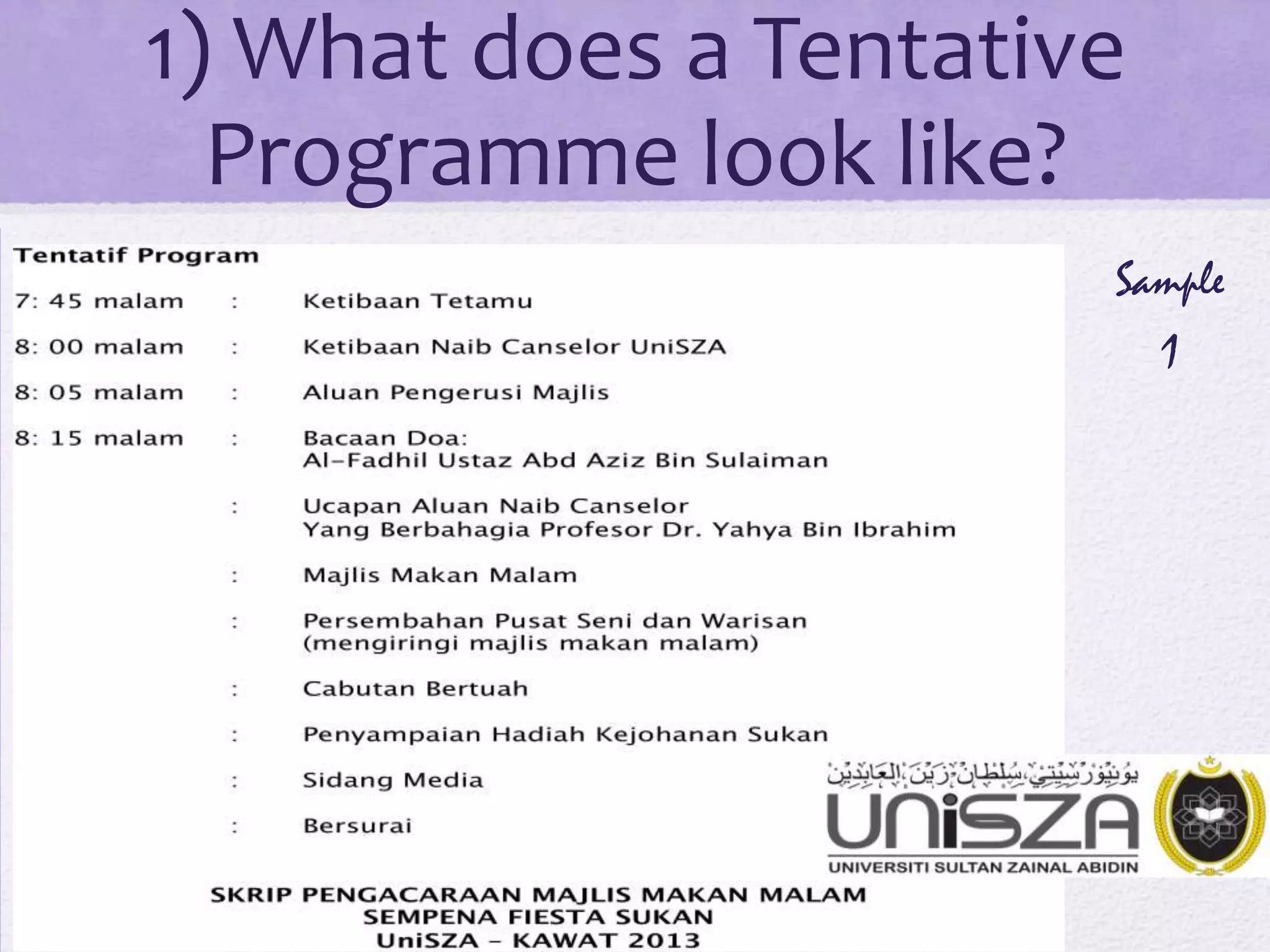 Pengacaraan Majlis (Emceeing for Official Function In Malaysia Context ...