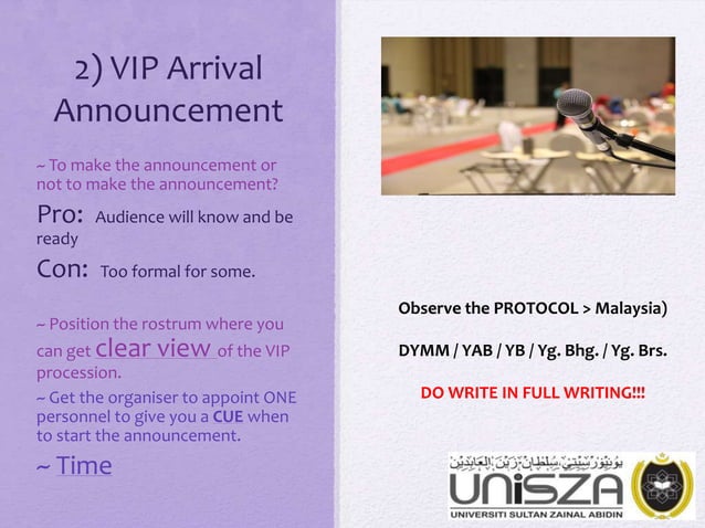 Pengacaraan Majlis (Emceeing for Official Function In Malaysia Context ...