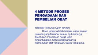 PENGADAAN DAN PENYIMPANAN MANAJEMEN RUMAH SAKITpptx | PPTX