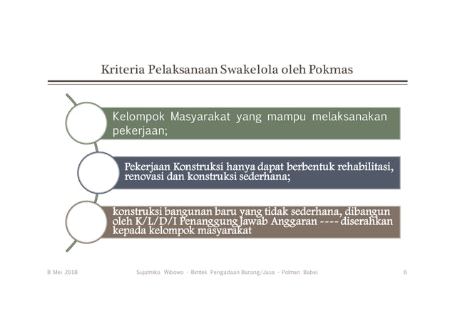 Pengadaan Barang dan Jasa dengan SwaKelola | PDF