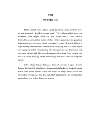 Pengajaran teman sebaya sebagai sumber belajar | PDF
