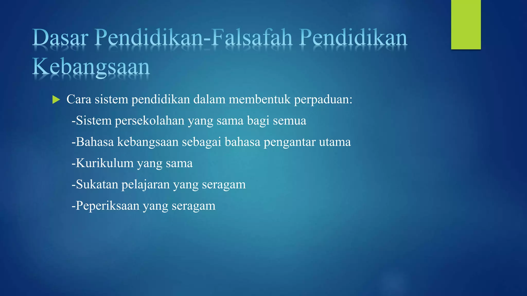 dasar kerajaan dalam membentuk perpaduan-pengajian am | PPTX