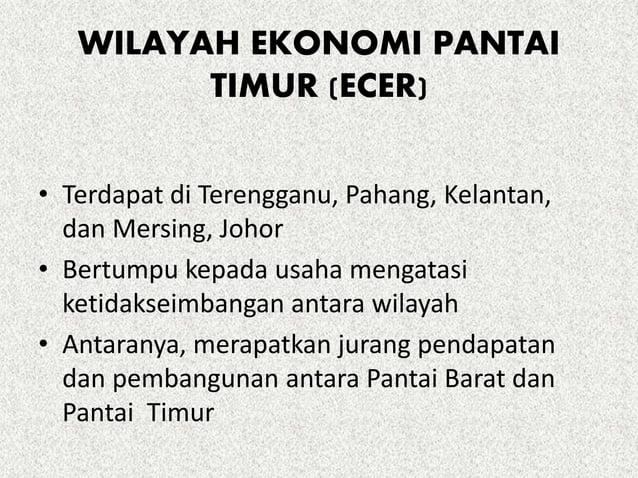 Pengajian am : PROGRAM TRANSFORMASI EKONOMI DAN 5 KORIDOR PEMBANGUNAN ...
