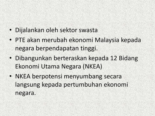 Pengajian am : PROGRAM TRANSFORMASI EKONOMI DAN 5 KORIDOR PEMBANGUNAN ...
