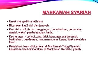 Komponen utama sistem kerajaan Malaysia | PPTX