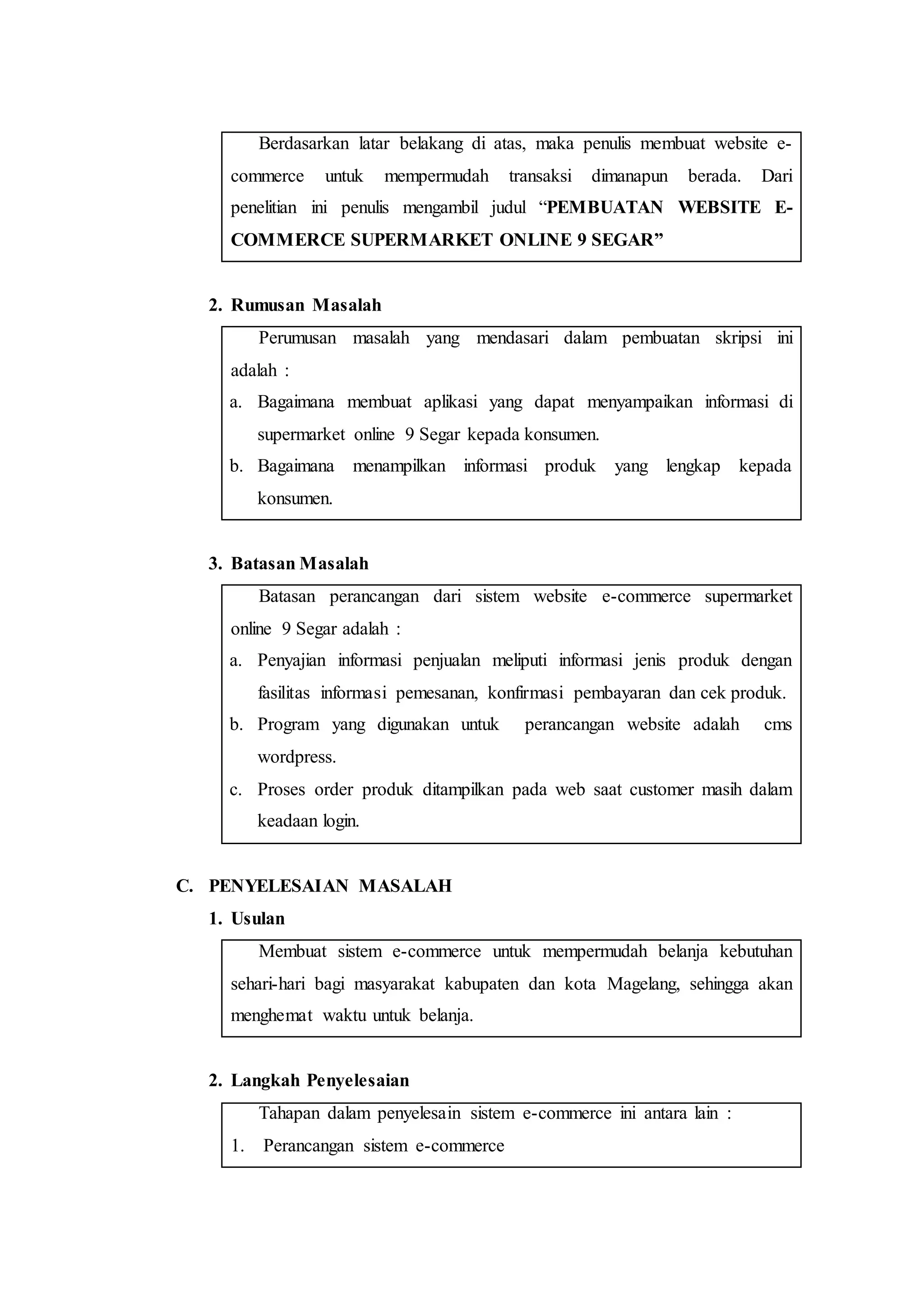 Pengajuan judul skripsi | DOCX