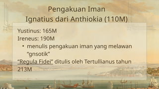 Pengakuan iman rasuli doa 10 malam gereja kristus | PPTX