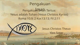 Pengakuan iman rasuli doa 10 malam gereja kristus | PPTX