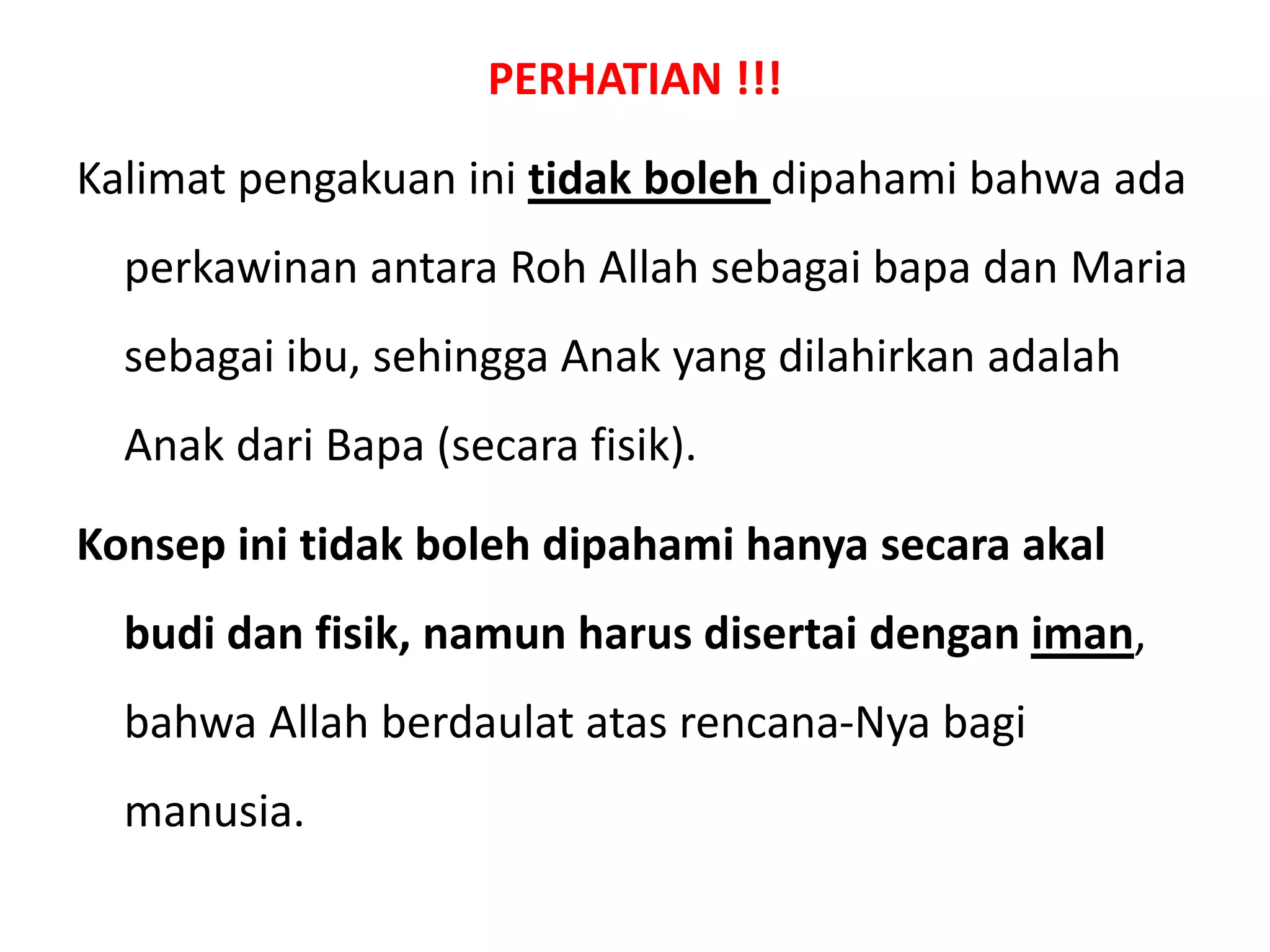 Pengakuan IMAN RASULI dan LATAR BELAKANG PEMAHAMAN | PPTX