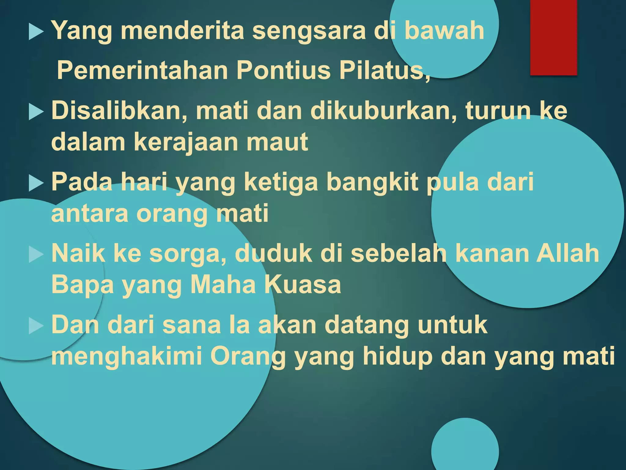 Pengakuan IMAN RASULI dan LATAR BELAKANG PEMAHAMAN | PPTX