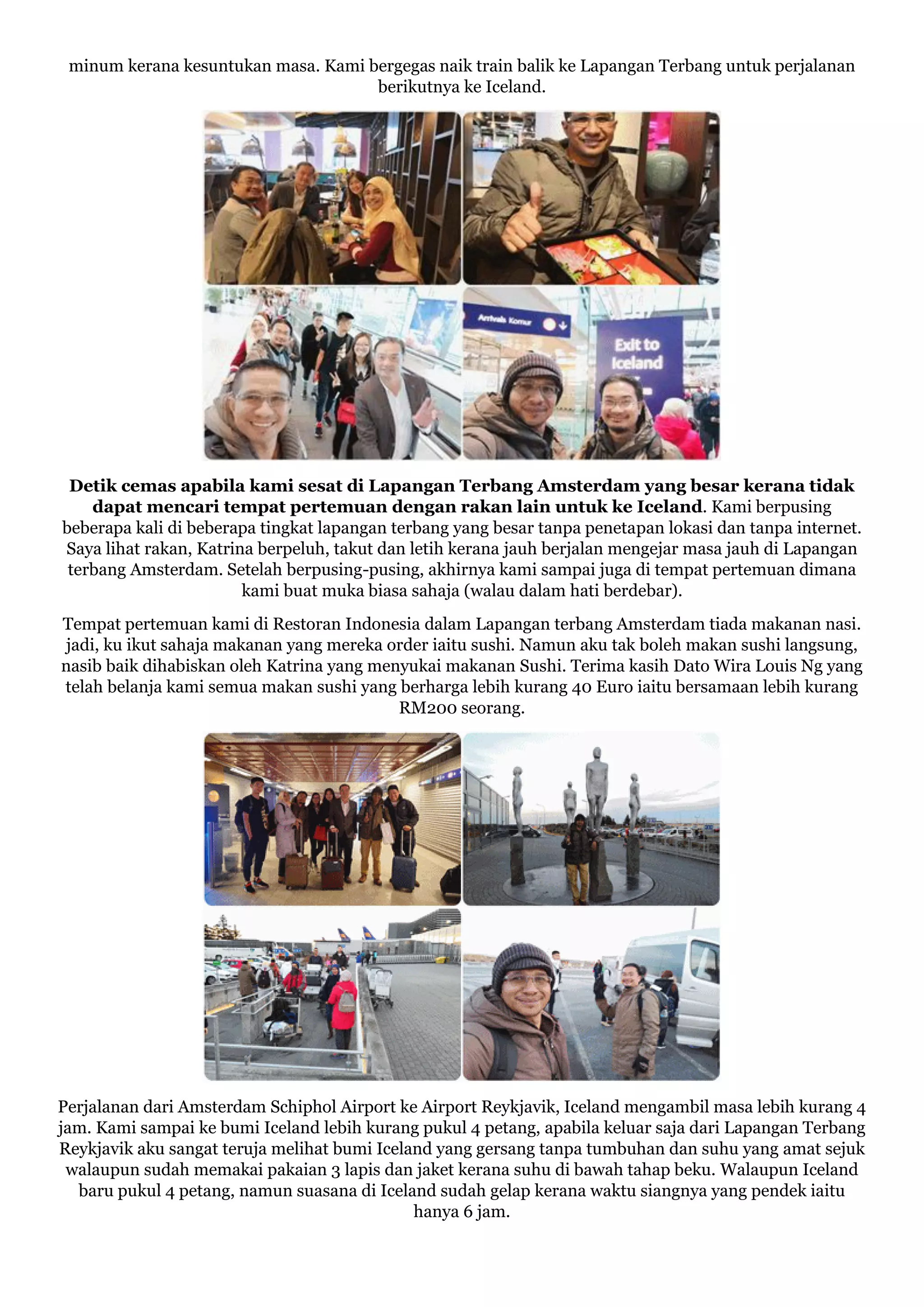 Pengalaman kembara ke iceland | PDF