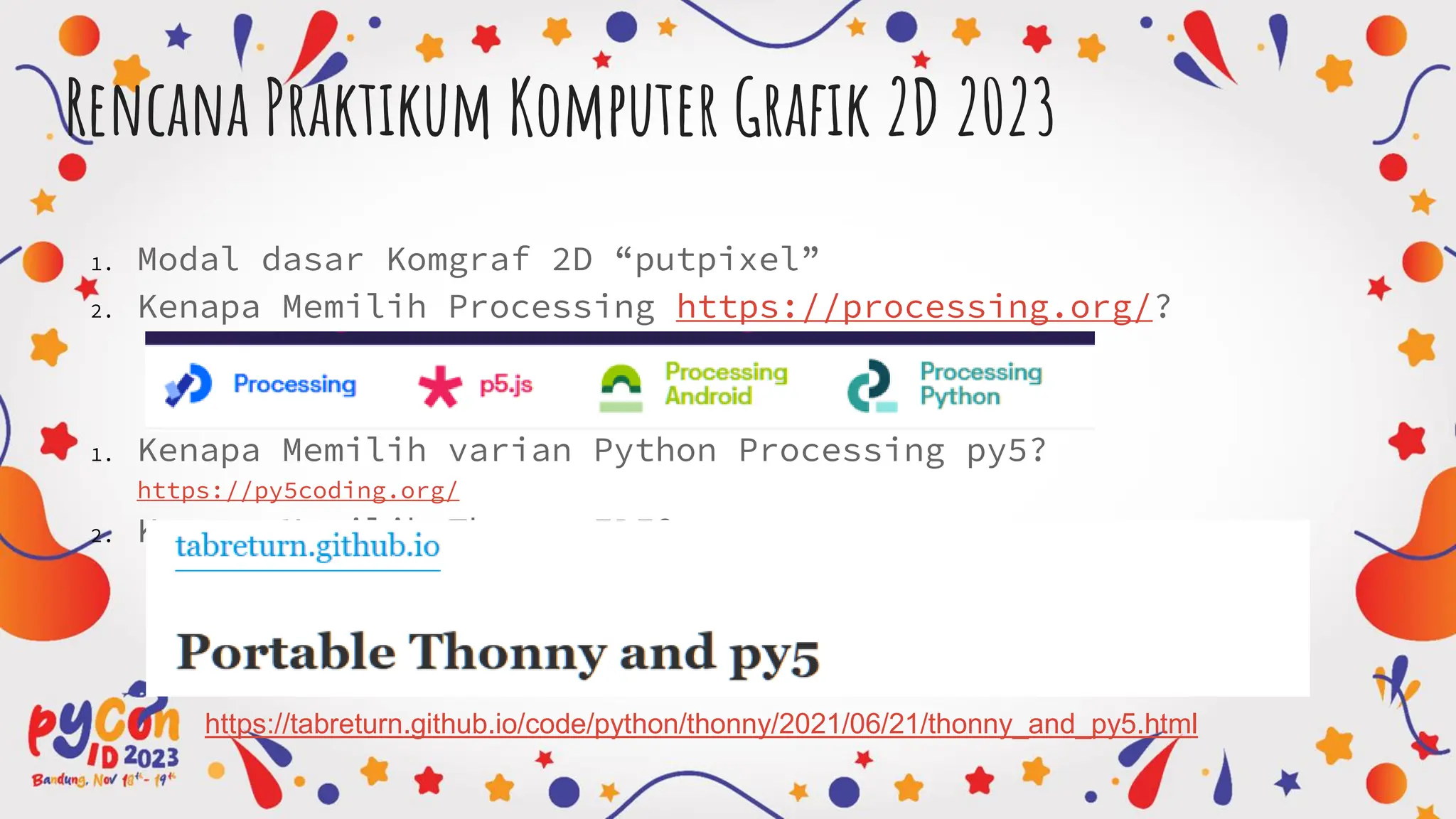 Pengalaman Problem Based Learning Praktikum Komputer Grafik 2D dengan Py5 ~ Processing Python.pdf