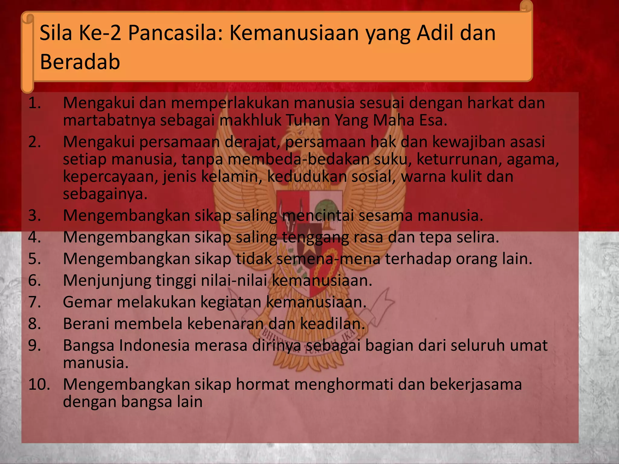 Pengamalan nilai nilai pancasila | PPT