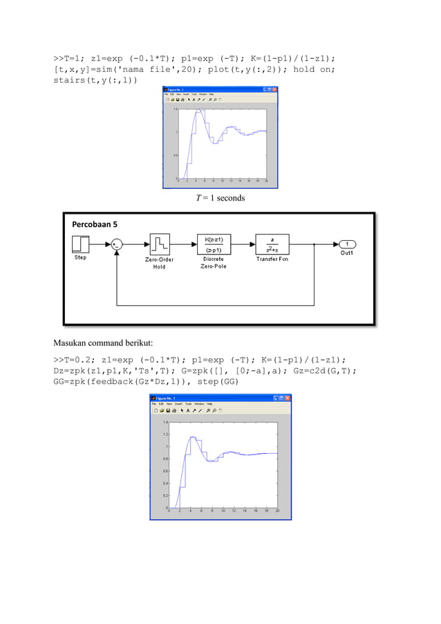 Pengamatan bentuk sinyal output untuk sistem yang kompleks | PDF