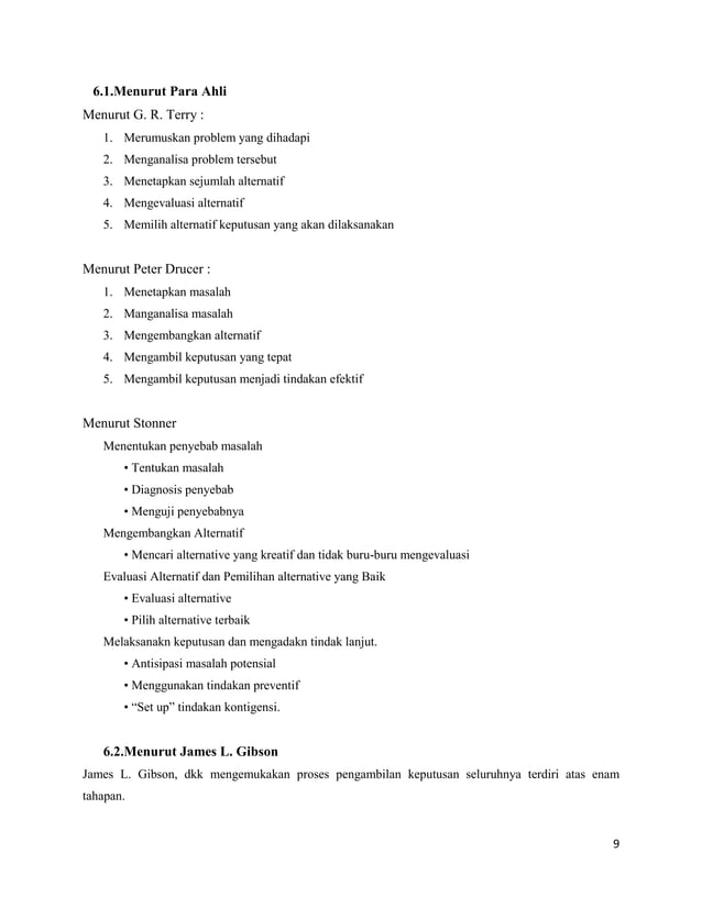 Pengambilan keputusan dalam manajemen | DOCX