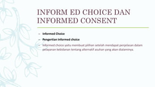 Pengambilan Keputusan Dalam Pelayanan Kebidanan | PPTX