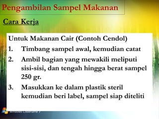 PENGAMBILAN SAMPEL MAKANAN.pptx