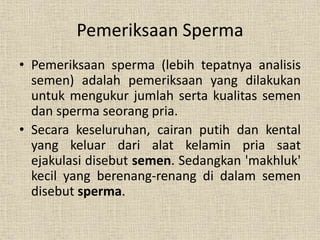 PENGAMBILAN SAMPEL SPERMA pada manusiaaaaaaaaaaaaaaaaaaaaaaaa.ppt