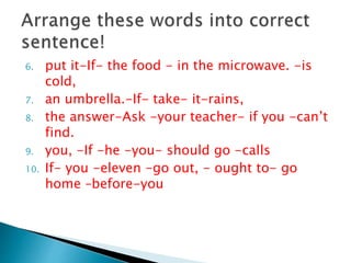 KELAS 12 SMK PERTEMUAN 34//IF CLAUSE IMPERATIVE Part 1 | PPTX