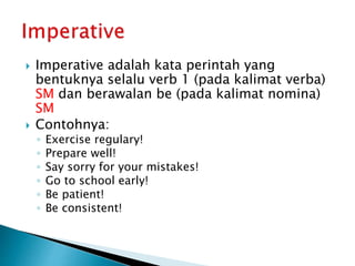 KELAS 12 SMK PERTEMUAN 34//IF CLAUSE IMPERATIVE Part 1 | PPTX