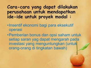 Penganggaran modal | PPTX