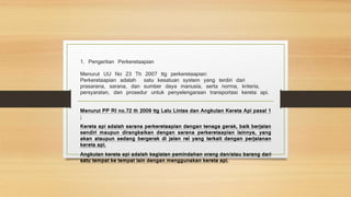 Pengangkutan dengan kereta api (presentasi) | PPTX