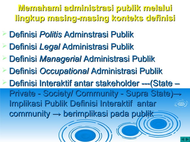 Pengantar Administrasi Publik MAP | PPT