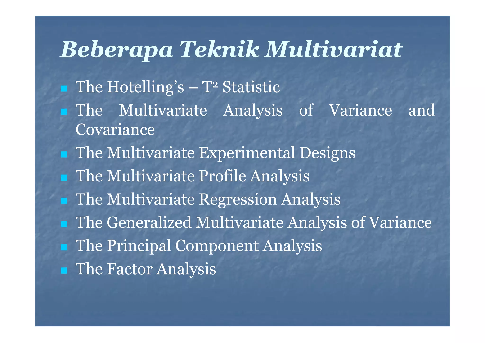 Pengantar analisis-multivariat | PDF
