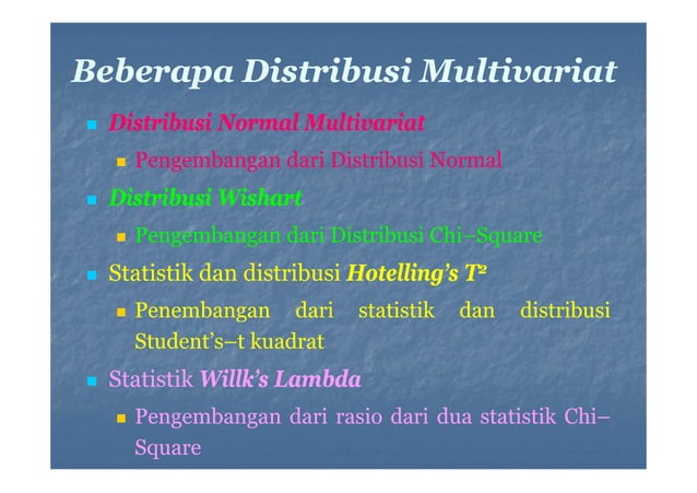 Pengantar analisis-multivariat | PDF