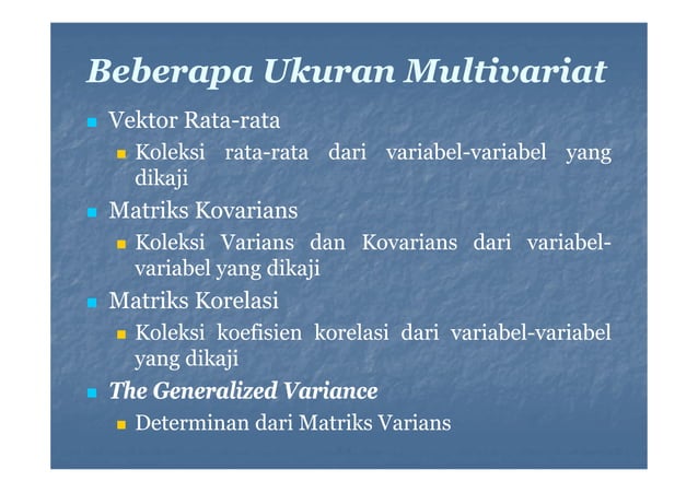 Pengantar analisis-multivariat | PDF