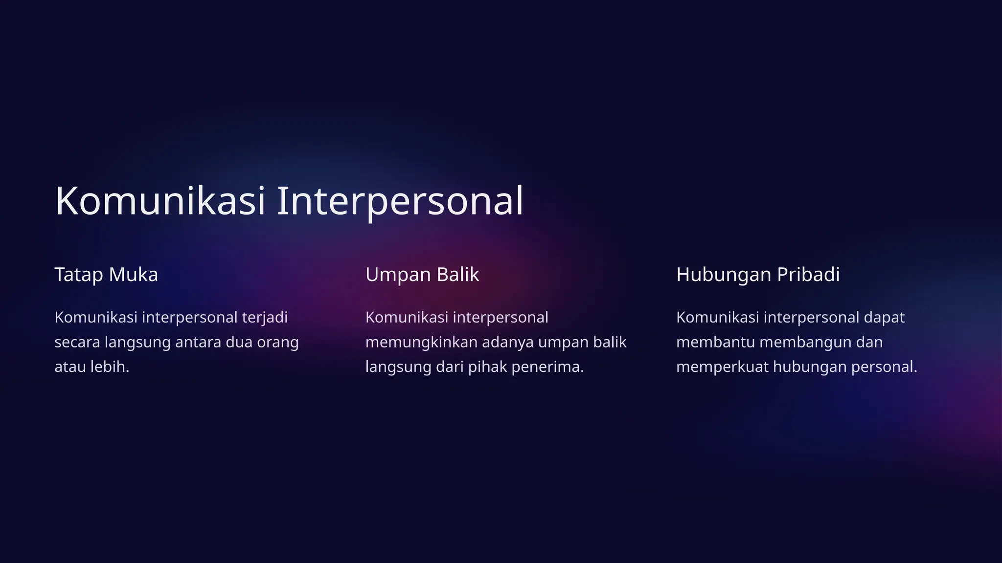 Materi Pengantar Ilmu Komunikasi PowerPoint | PPTX