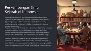 Materi Pengantar Ilmu Sejarah PowerPoint | PPTX