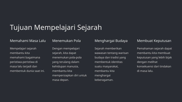 Materi Pengantar Ilmu Sejarah PowerPoint | PPTX