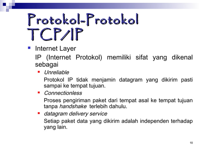 Pengantar jarkom-1-4 tcp ip | PPT