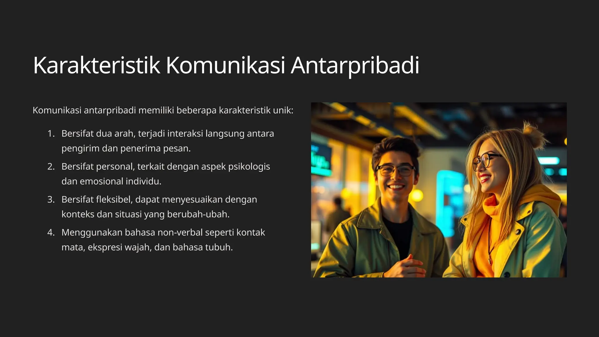 Pengantar Komunikasi Antarpribadi PPT Terbaru | PPTX
