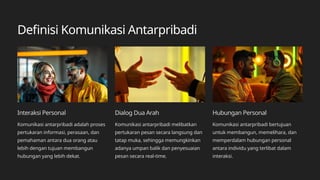 Pengantar Komunikasi Antarpribadi PPT Terbaru | PPTX