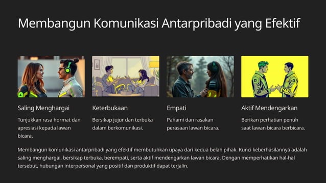 Pengantar Komunikasi Antarpribadi PPT Terbaru | PPTX