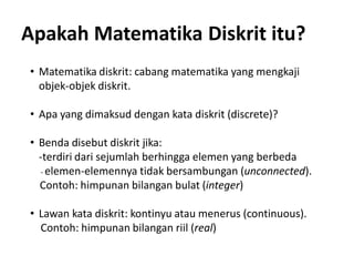 Pengantar matematika-diskrit | PDF