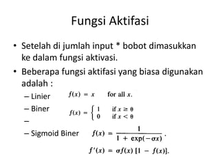 Pengantar neural network | PPT