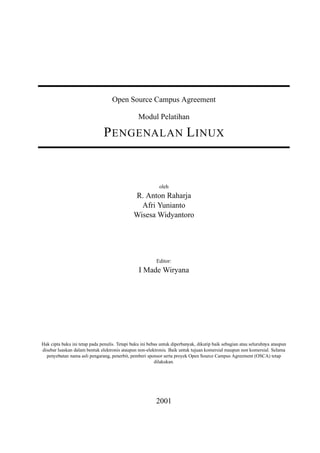 Pengantar os-linux | PDF