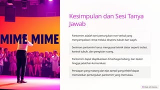 Pengantar-Pantomim seni budaya kelas 8 mts.pptx