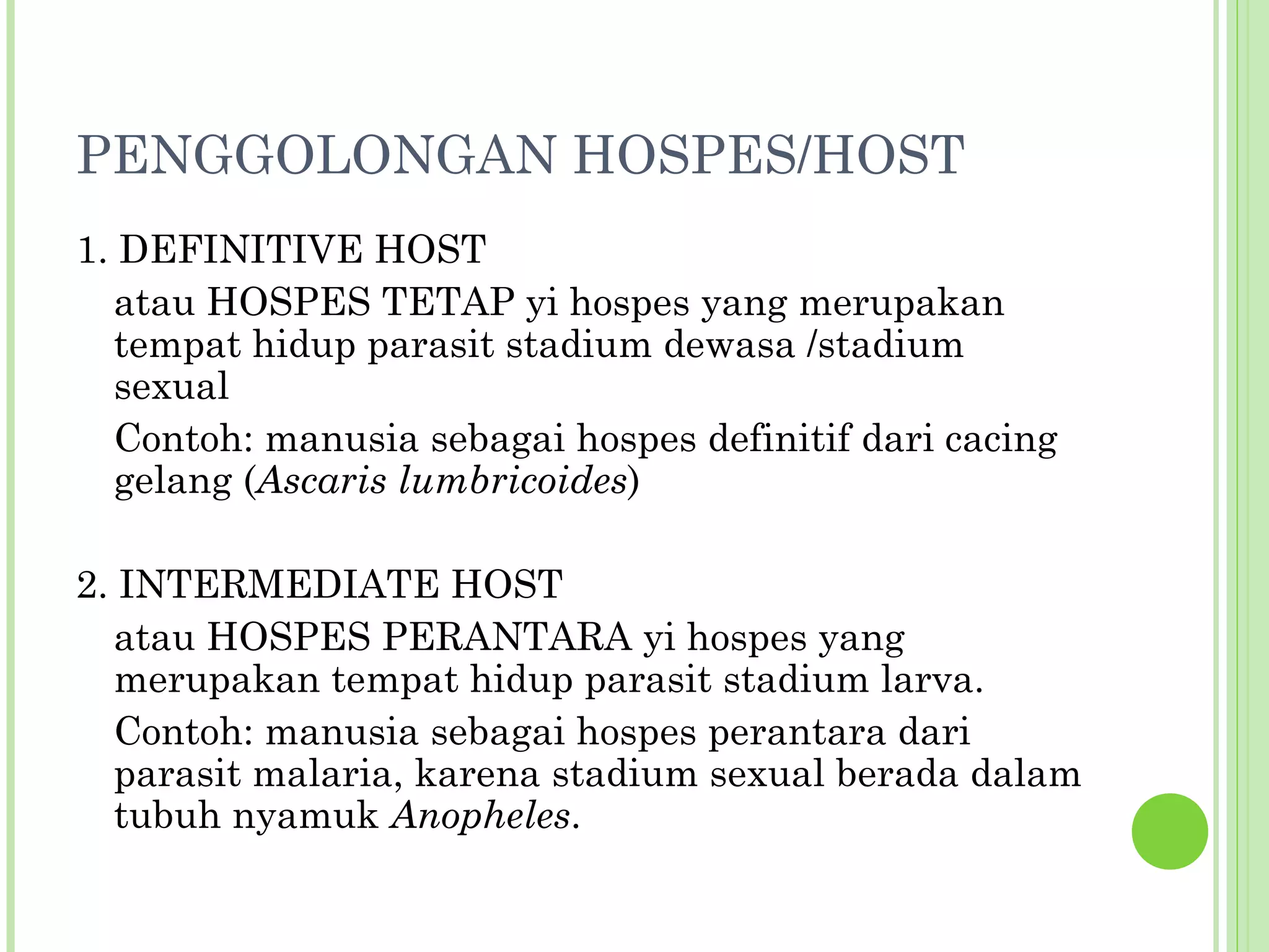 Pengantar parasitologi-new | PPT