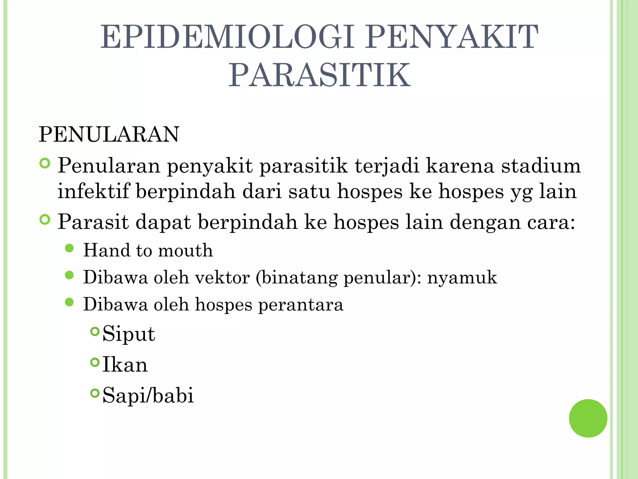 Pengantar parasitologi-new | PPT
