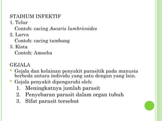 Pengantar parasitologi-new | PPT