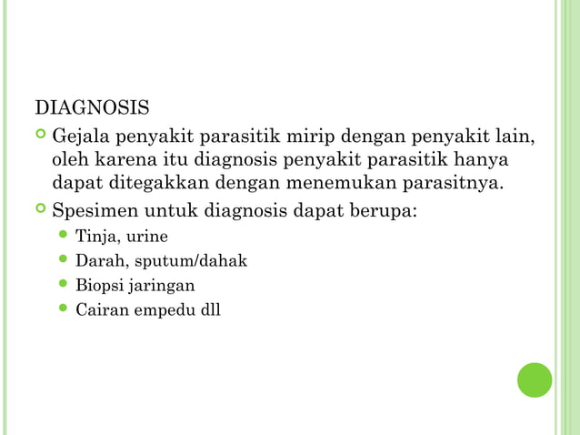 Pengantar parasitologi-new | PPT