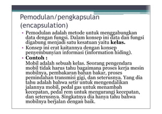 Pengantar Pemrograman Berorientasi Objek | PDF
