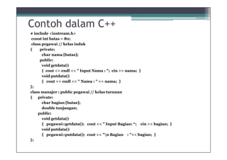 Pengantar Pemrograman Berorientasi Objek | PDF