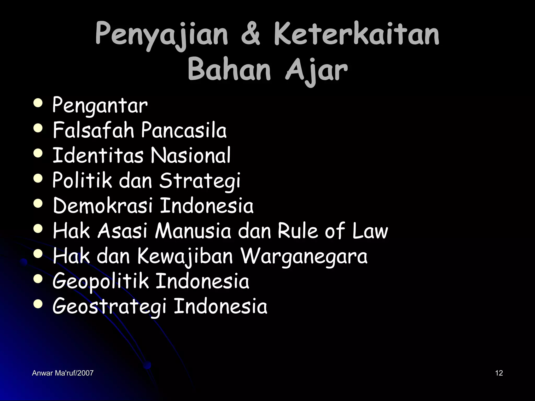 Pengantar pendidikan-kewarganegaraan | PPT